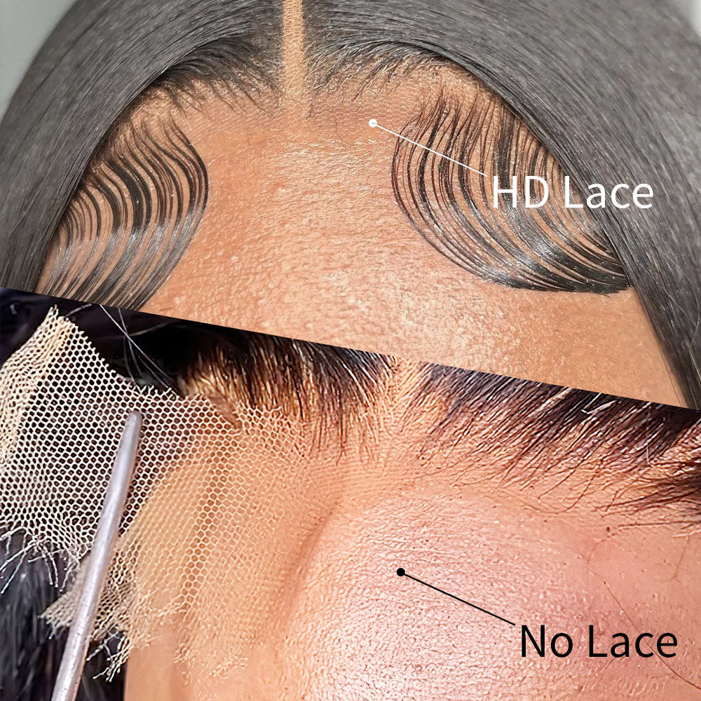 5x5 Pre-Plucked HD Lace Closure Free Part 100% Human Hair Natural Colo ...